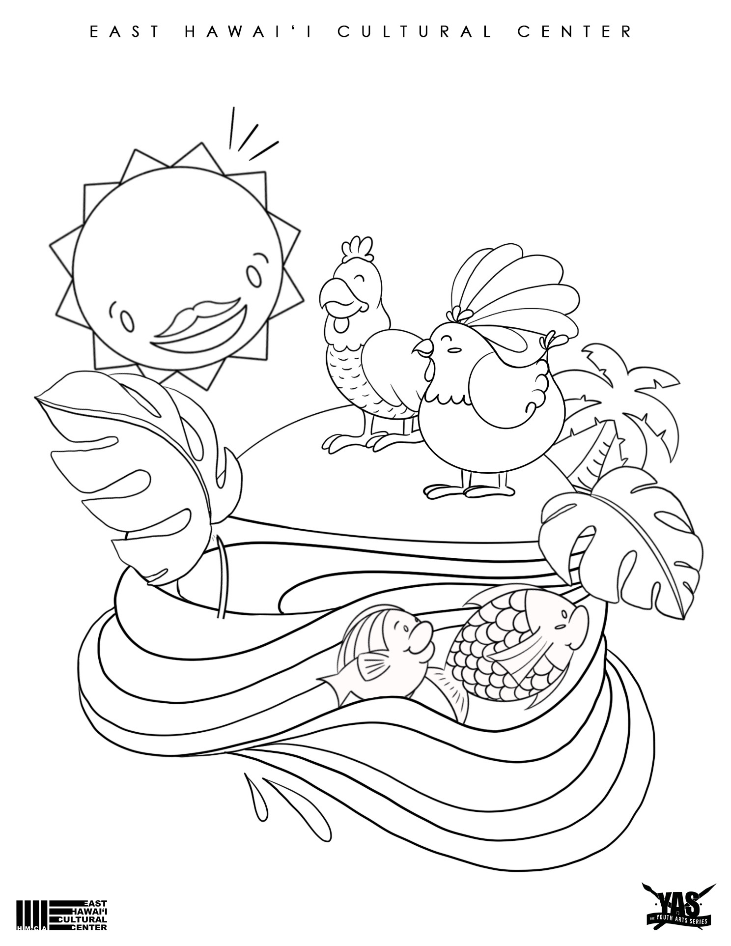 EHCC ALOHA Coloring Sheet.jpg | East Hawaiʻi Cultural Center